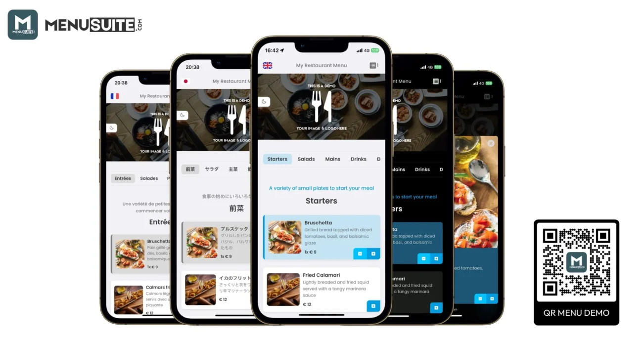 QR Menu Solution for Restaurants & Hotels | MENUSUITE.com